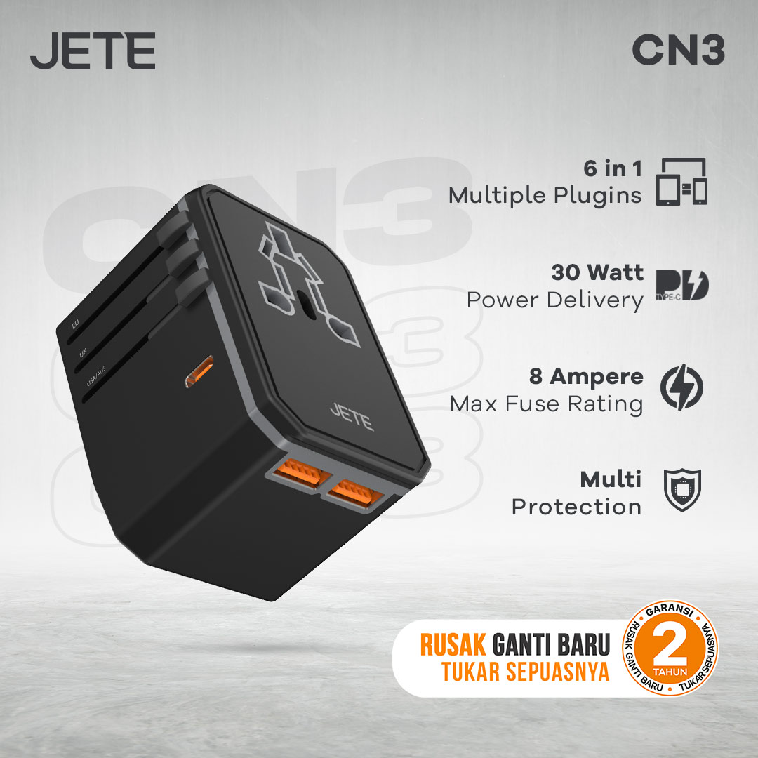 Jual Travel Charger JETE CN3 Series - JETE Indonesia
